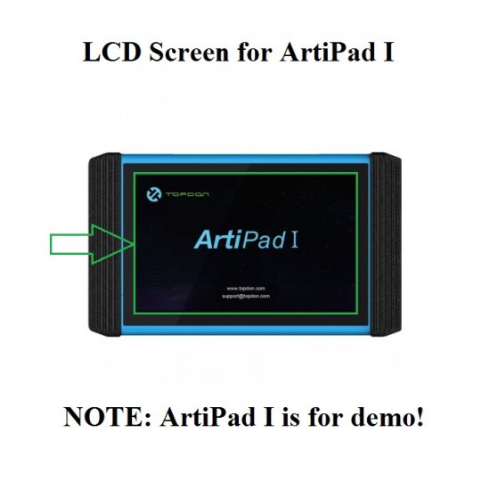 LCD Screen Display Replacement for TOPDON ArtiPAD I Scanner|Topdon-ArtiPADI|TOPDON